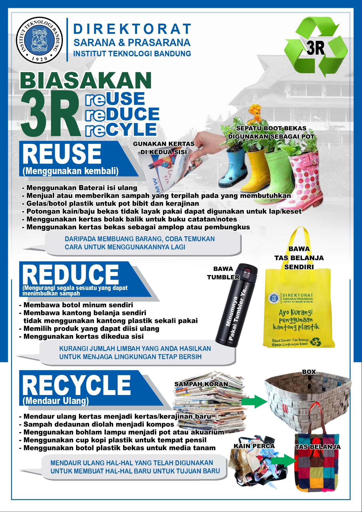 Poster - Direktorat Sarana dan Prasarana ITB